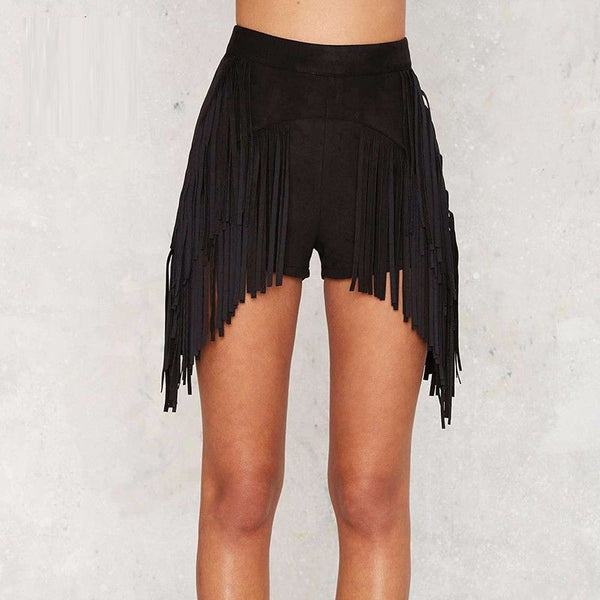 High Waisted Shorts With Tassels | Buy Women's Clothing | Zorket | ZORKET