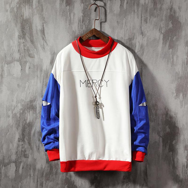 Men's Patchwork Sweatshirt "Mercy" | ZORKET
