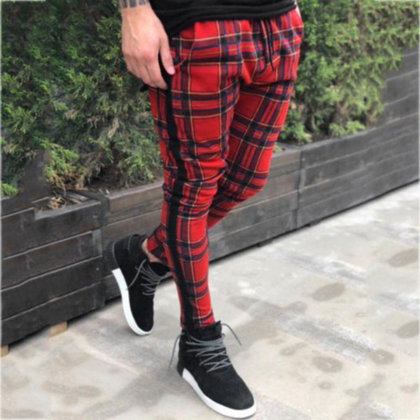 Men's Casual Plaid Sweatpants | ZORKET