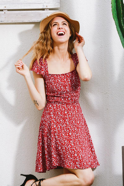 Summer Short Backless Dress | ZORKET