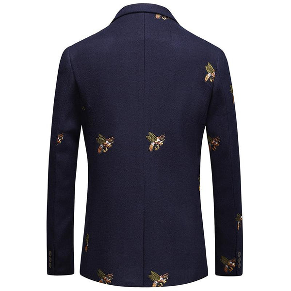 Men's Casual Blazer With Embroidery | ZORKET | ZORKET