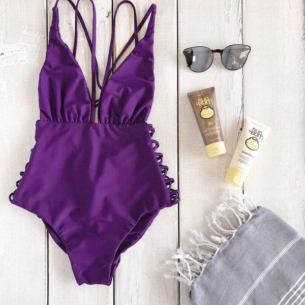 Women's One Piece Solid Colored Swimsuit | ZORKET | ZORKET