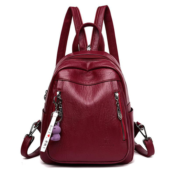 Women's Backpack With Zippers And Tassel | ZORKET | ZORKET