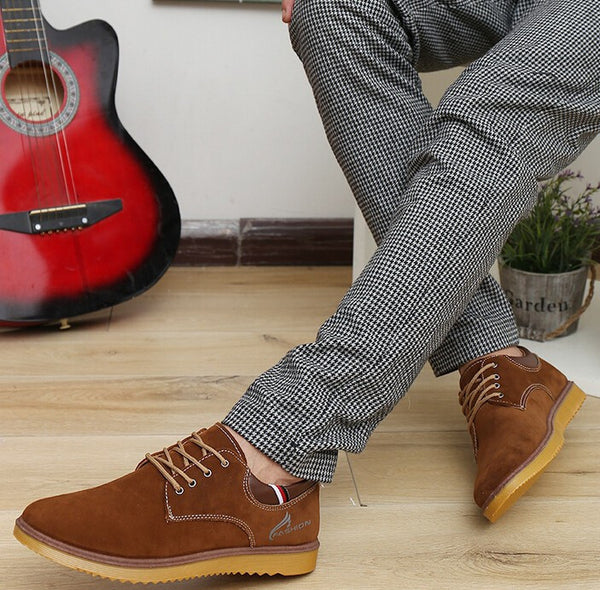 High Quality Solid Color Men's Flats | ZORKET