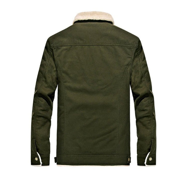 Men's Winter Warm Air Force Pilot Jacket With Fur Lining | ZORKET | ZORKET