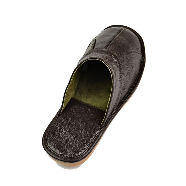 Men's Spring Soft Genuine Cow Leather Slippers | ZORKET | ZORKET