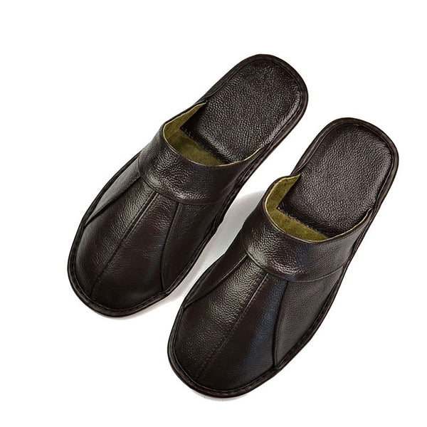 Men's Spring Soft Genuine Cow Leather Slippers | ZORKET | ZORKET