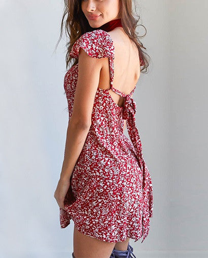 Summer Short Backless Dress | ZORKET