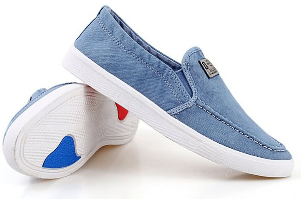 Men's Casual Light Canvas Loafers | ZORKET