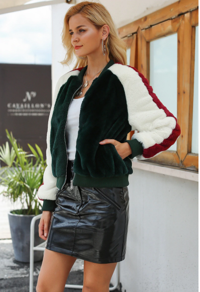 Women's Autumn Furry Faux Fur Coat | Lady Winter Casual Coat | ZORKET ...