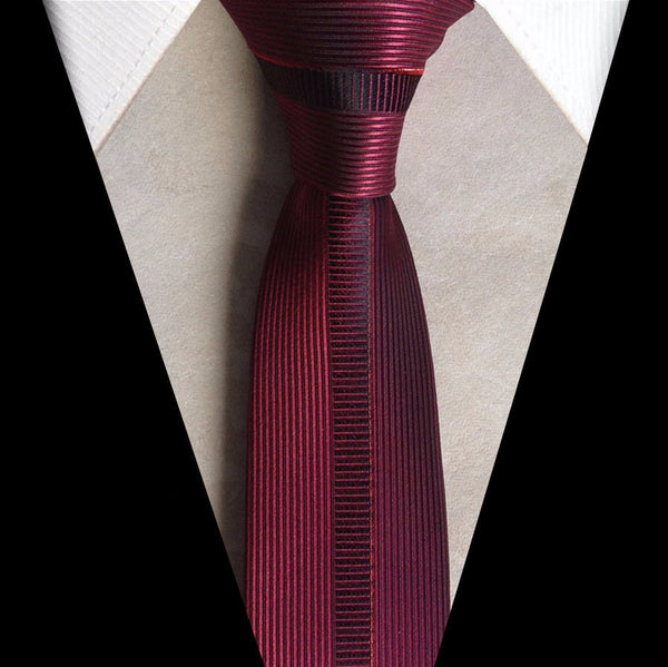 Men's Business Tie With Vertical Stripes | ZORKET