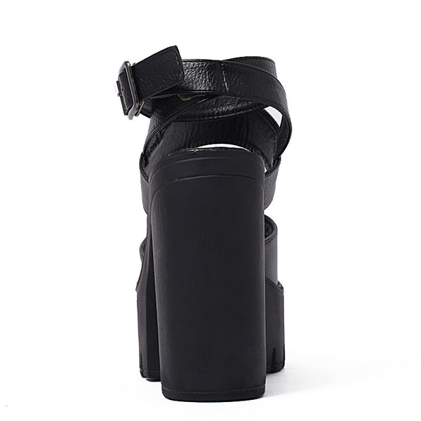 Women's Solid Color Platform Sandals | ZORKET