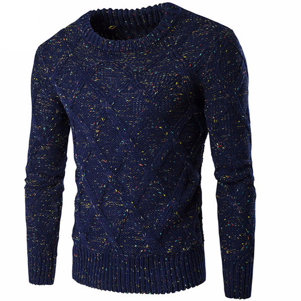 High Quality Knitted Men's Solid Color Pullover | ZORKET