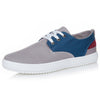 Men's Mixed Colors Lace Up Canvas Loafers | ZORKET