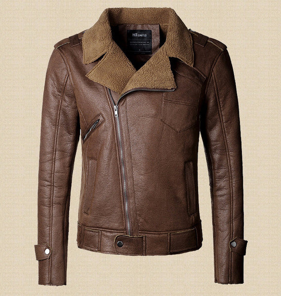 Men's Casual Warm Leather Jacket | ZORKET