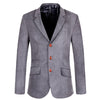Men S Single Breasted Slim Casual Solid Blazer Zorket