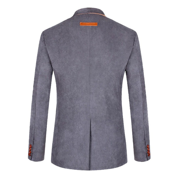 Men S Single Breasted Slim Casual Solid Blazer Zorket