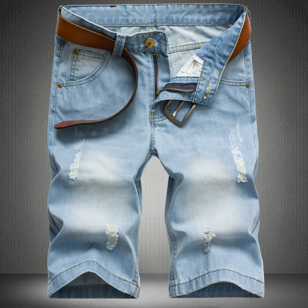 Light Color Summer Men's Denim Shorts | ZORKET