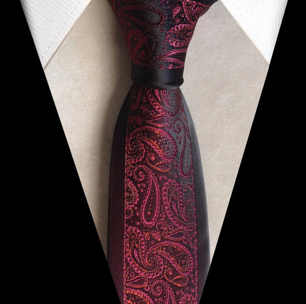 Stylish Classic Male Necktie With Border | ZORKET