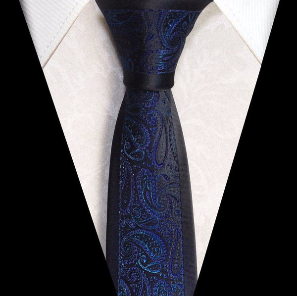 Stylish Classic Male Necktie With Border | ZORKET