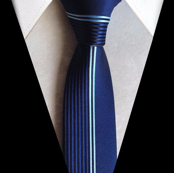 Men's Luxury Tie With Vertical Stripes | Zorket | ZORKET
