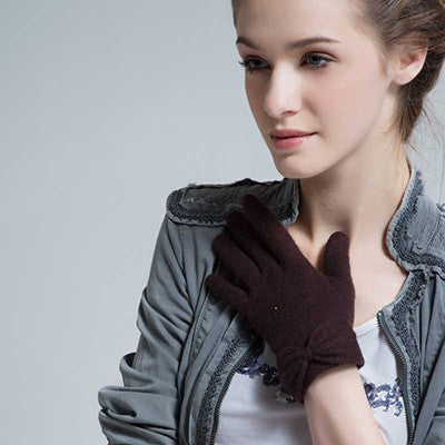 Pretty Stylish Knitting Wool Full Finger Gloves | ZORKET