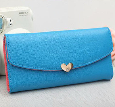 PU Leather Women's 9 Long Design Colors Wallet Coin Purse | ZORKET